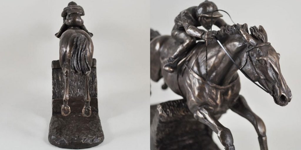 Life size custom made bronze animal statue vivid Istabraq bronze horse ...